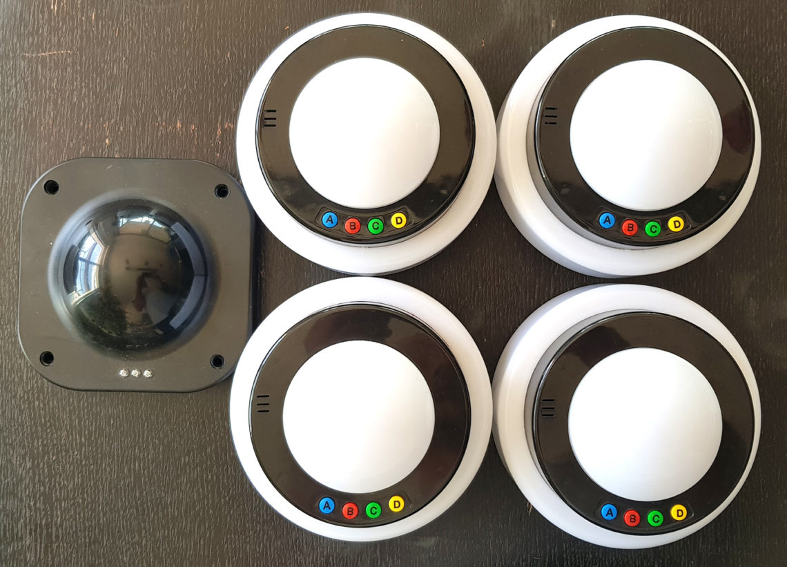 Pack 4 buzzers "Classic" Blind Test | iZiMiX Blind Test Buzzer